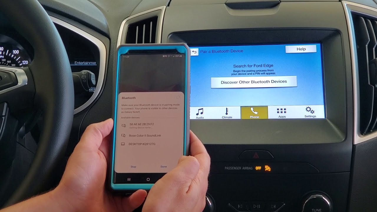 Sync 3 phone pairing-19 Ford Edge - YouTube