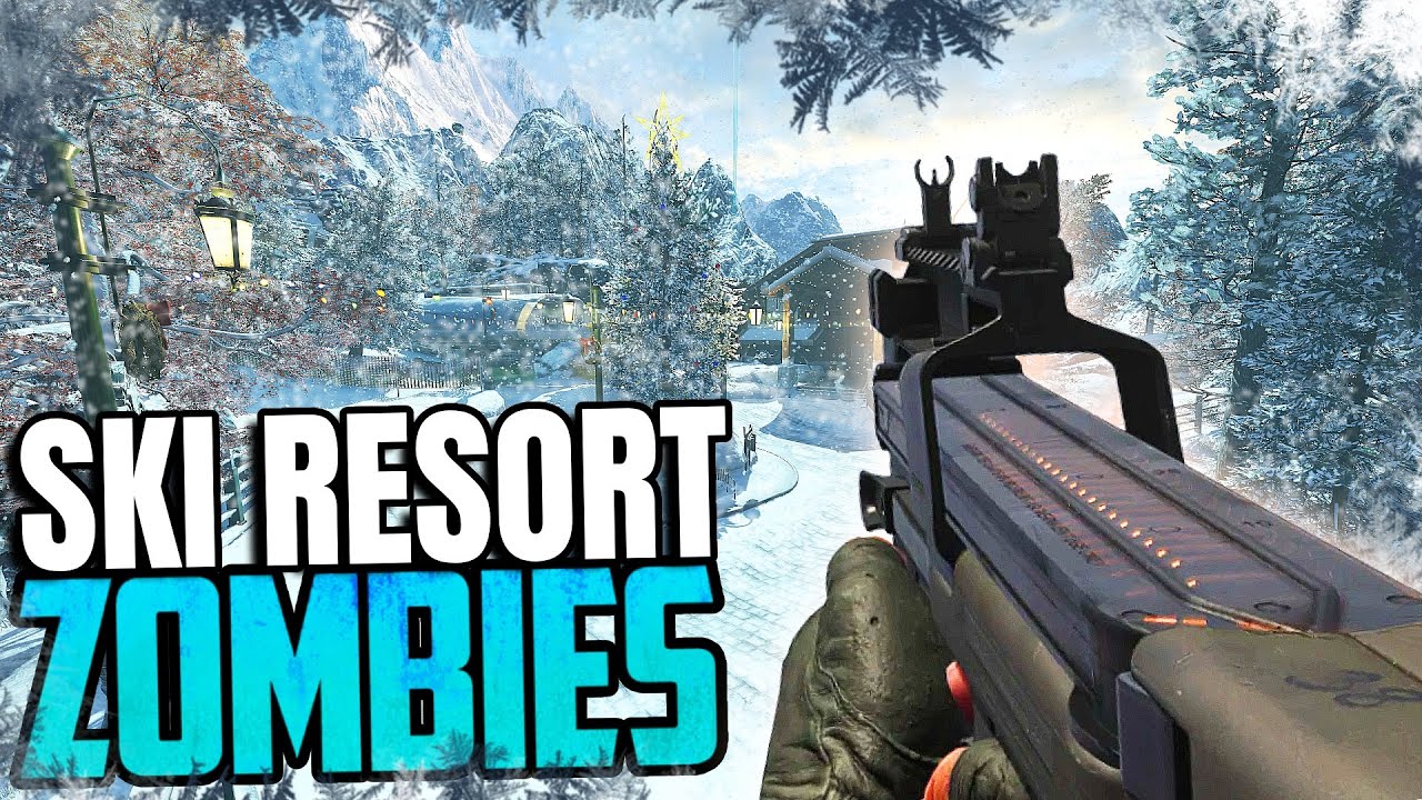 SKI RESORT | INSANE JACK FROST BOSS FIGHT! (Custom Zombies Black Ops 3 ...