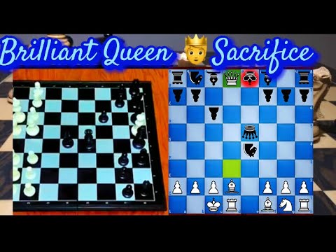 ###chess game Deadly Queen Sacrifice - YouTube