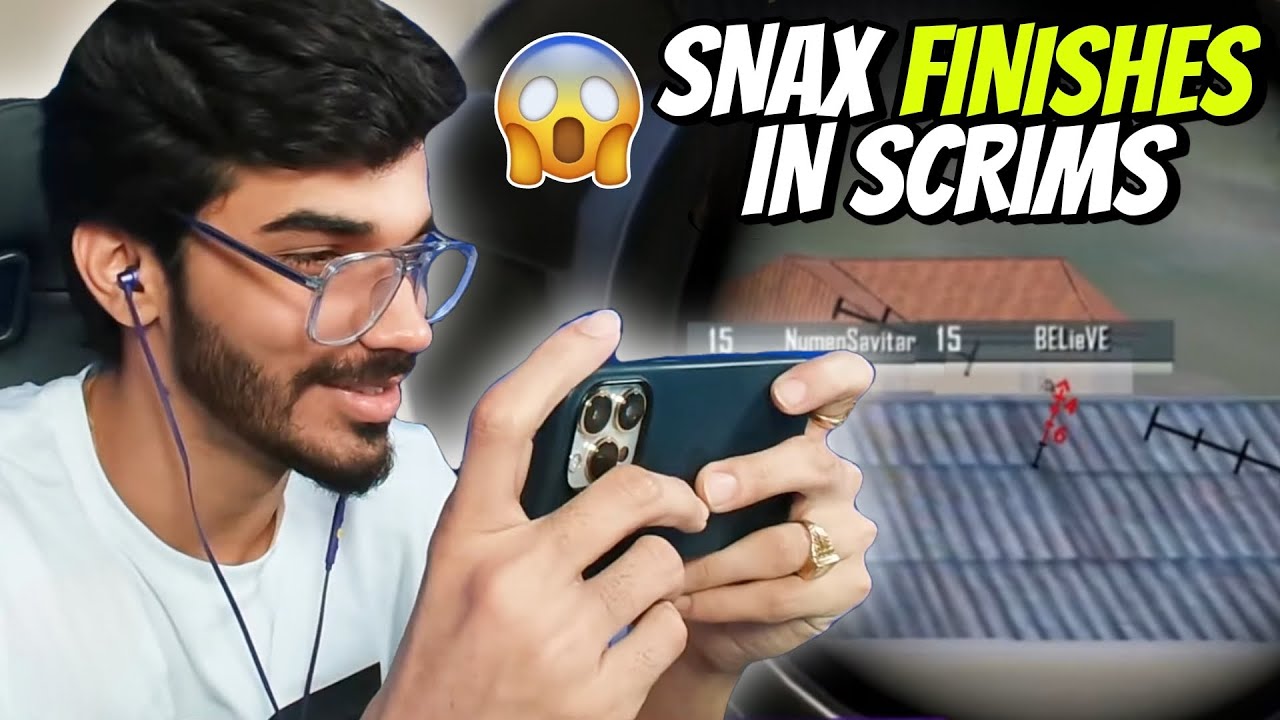 Snax Insane Finishes With DBS In SCRIMS😳🔥 - YouTube