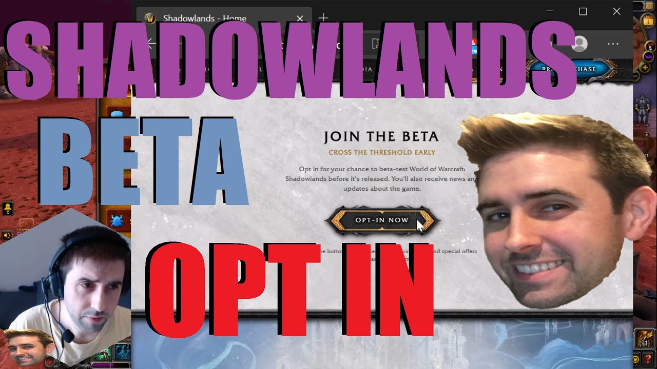 How to Opt Into Shadowlands Beta World of Warcraft - YouTube