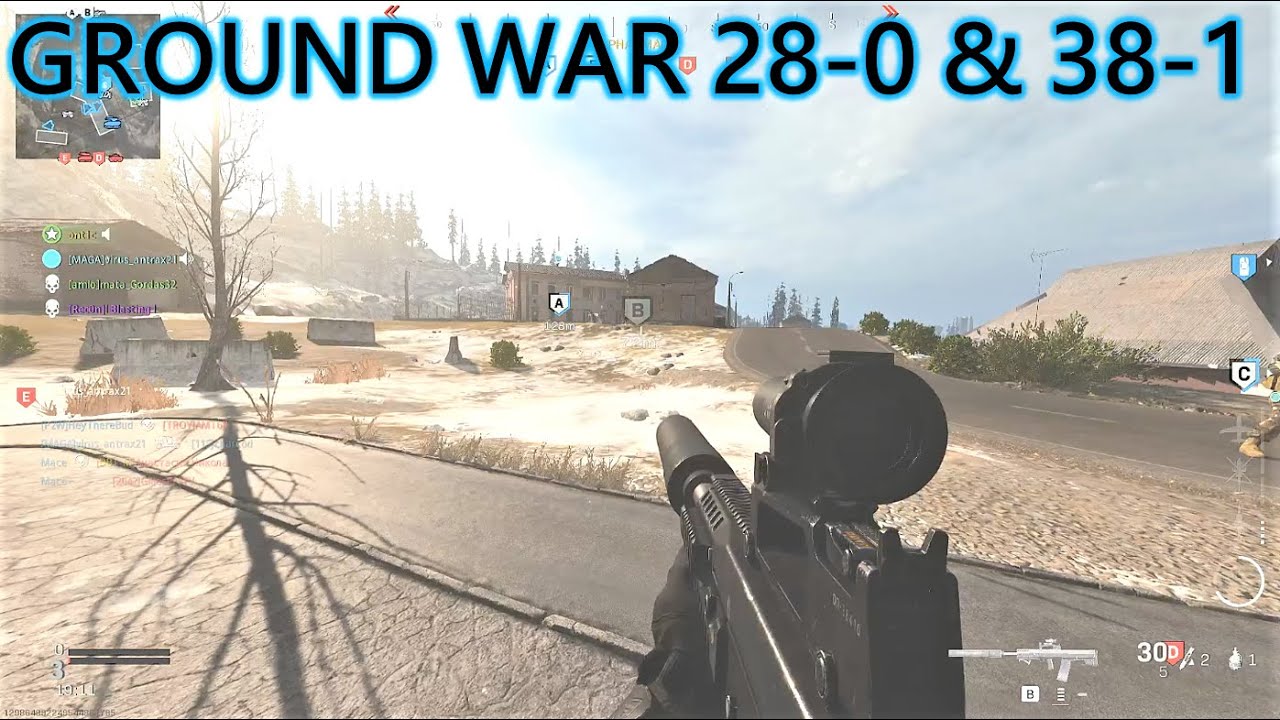CoD: MW Ground War (28-0 & 38-1) PC HD Gameplay - YouTube