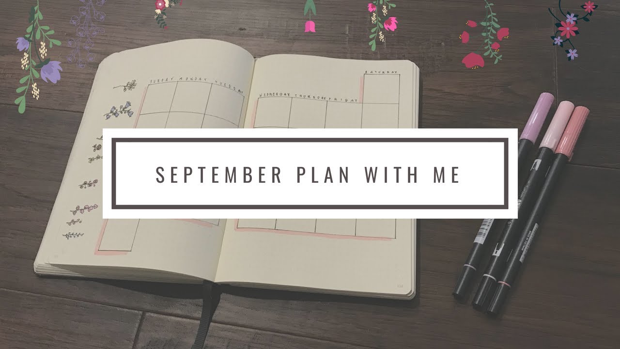 September Plan With Me - YouTube