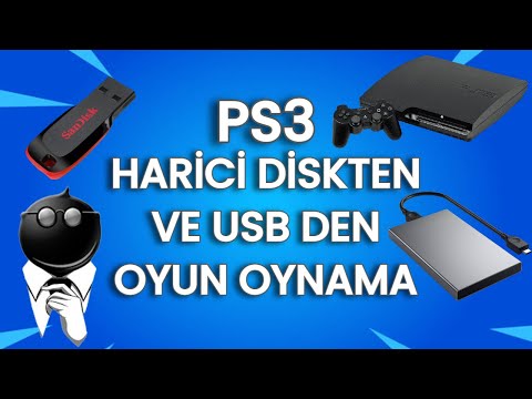 PS3 Harici HDD ve USB’de Oyun Oynama Rehberi - USB'den oyun oynama! 😱