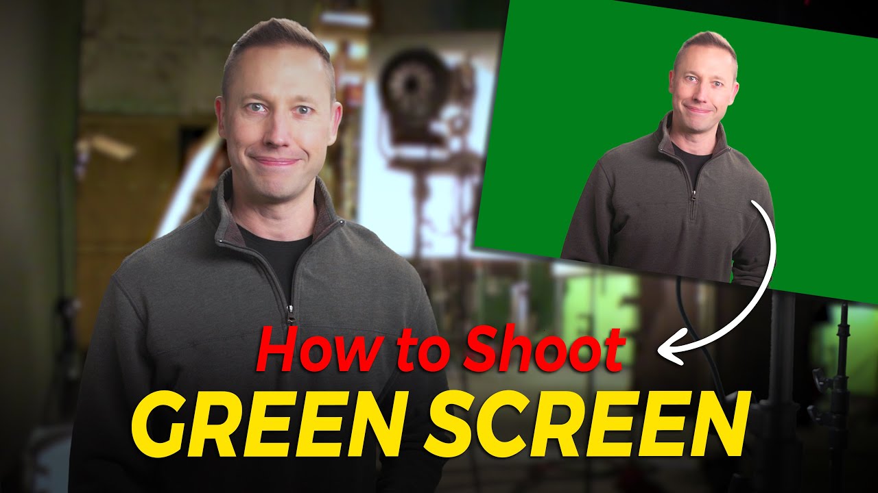 Light and Shoot Perfect Green Screen Footage - YouTube