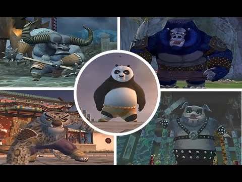 Kung Fu Panda - All bosses + Ending