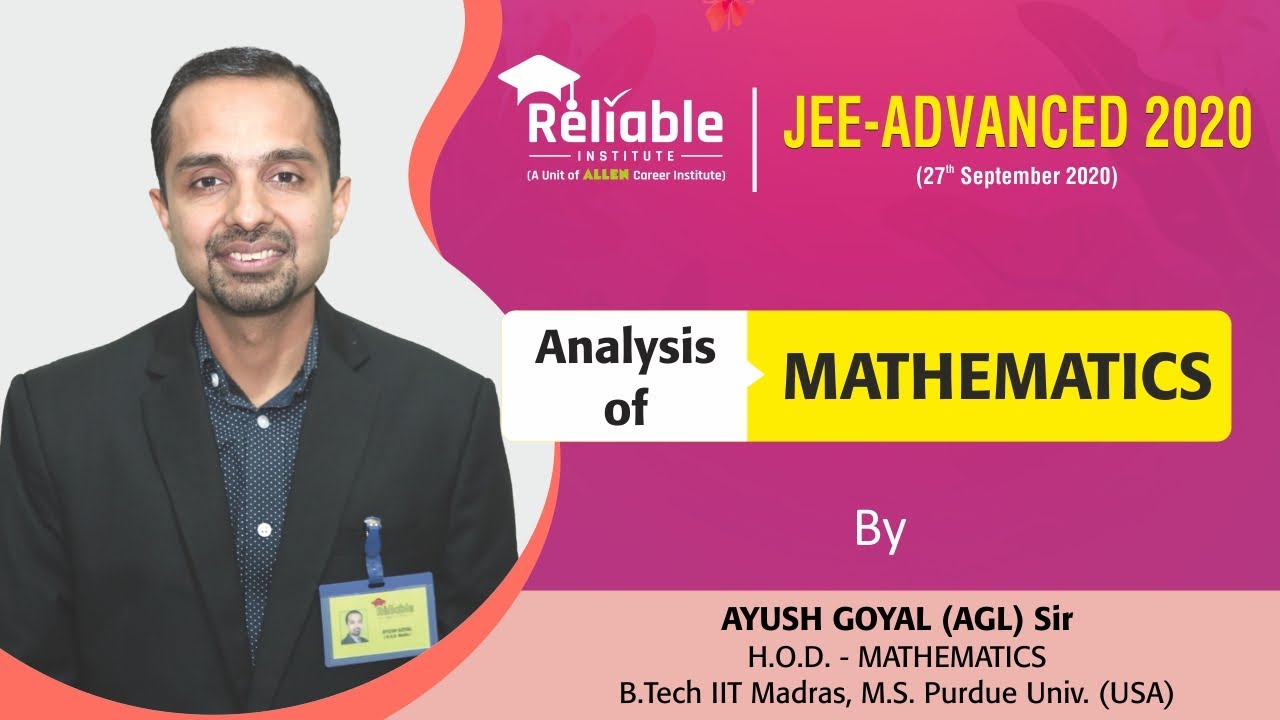 ANALYSIS OF MATHS - YouTube