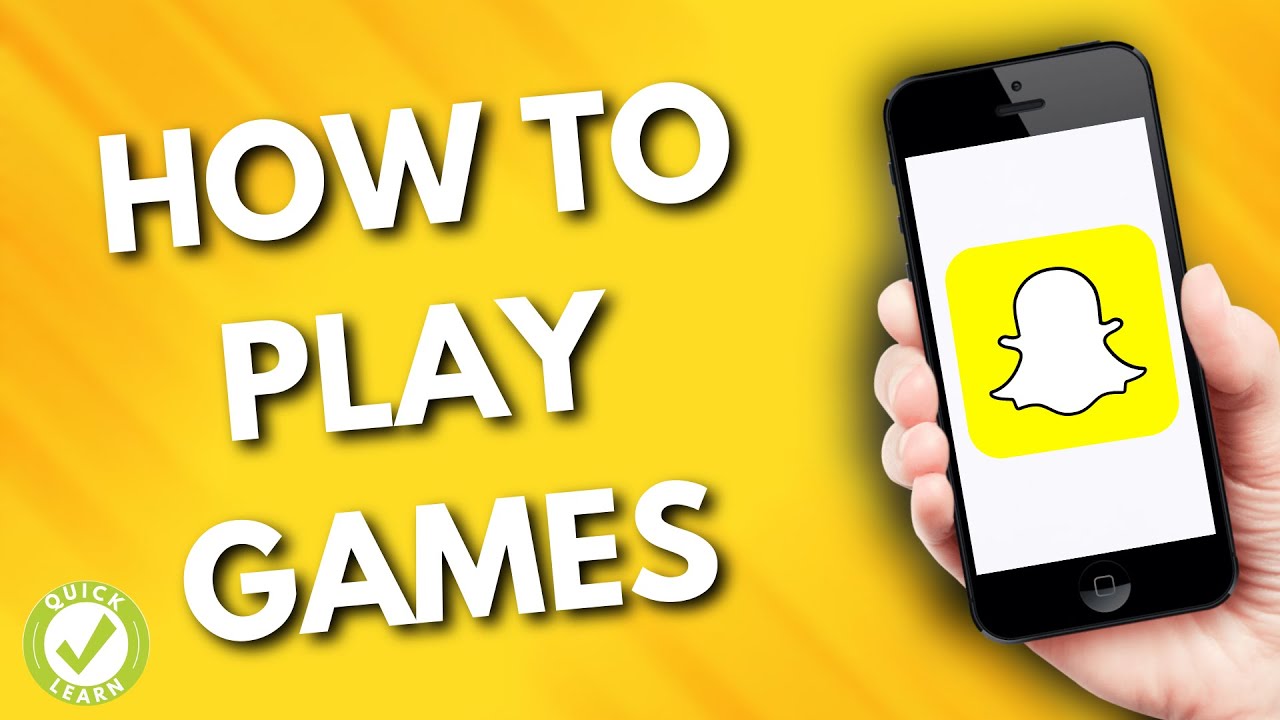 How To Play Games On Snapchat (Fast & Easy) - YouTube