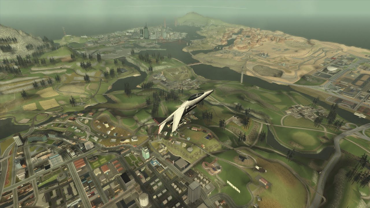 GTA SA Draw Distance Mod - YouTube