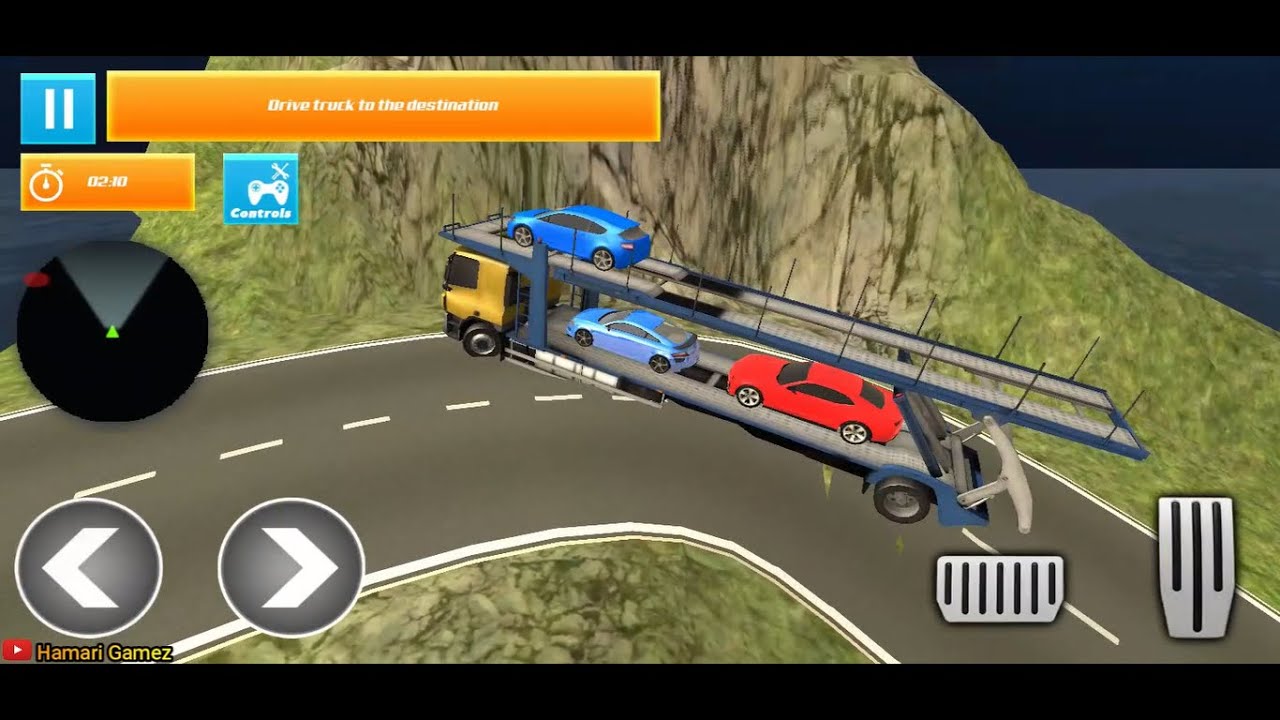 Extreme Car Transport Gameplay #1 Hamari Gamez (Android Gameplay) - YouTube