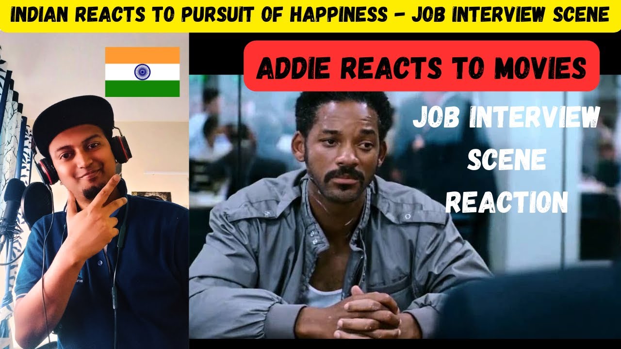 Indian Reacts To The Pursuit Of Happiness: Job Interview Scene For The ...