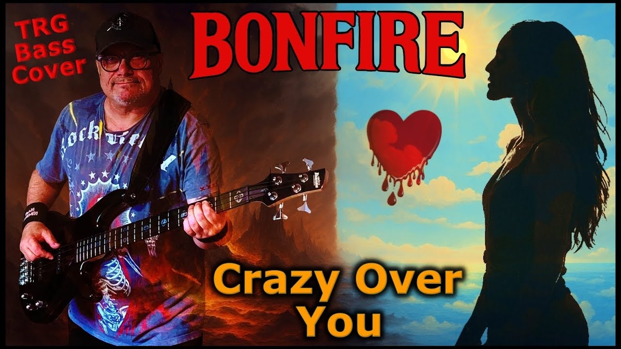 Bonfire - Crazy Over You - Bass Cover - YouTube