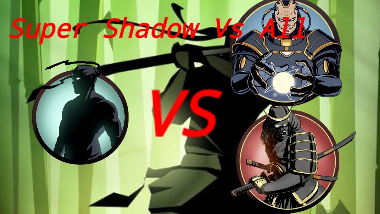 SUPER SHADOW VS ALL BOSS'S | SHADOW FİGHT 2 | - YouTube