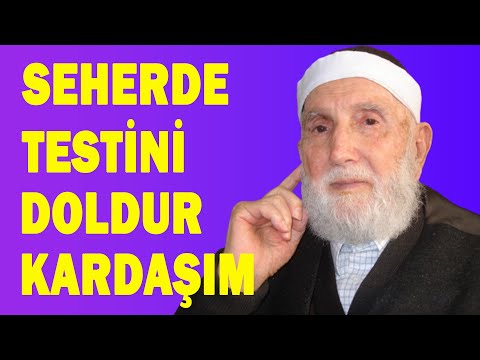 SEHERDE TESTİNİ DOLDUR KARDAŞIM - ZİKRULLAH - HACI MUSTAFA GÜNEŞ