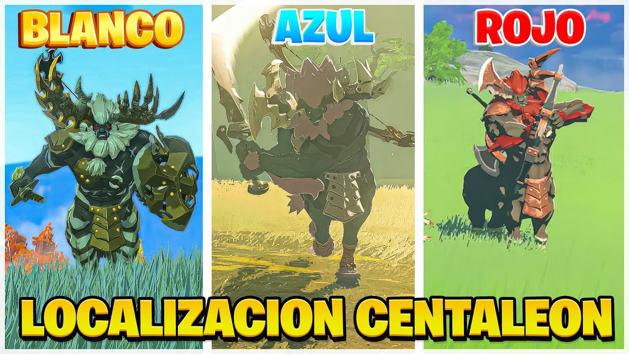 Ubicación de TODOS LOS CENTALEON en Zelda Tears Of The kingdom (Rojo ...