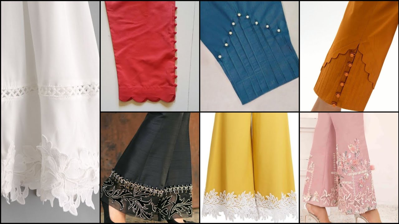 Most Popular Stylish Trouser Designs 2024 || Trouser Ke Designs ...