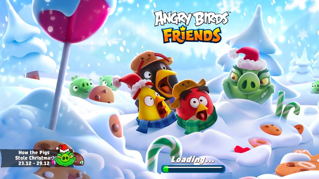 All-Level 1-10 Angry Birds Friend (No-PowerUp) 28 Dec (T-1493) Three ...