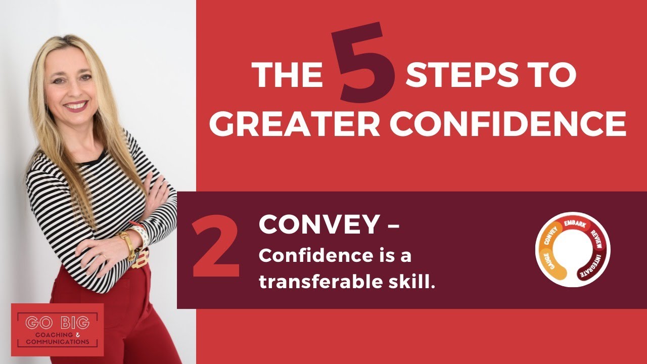The 5 Steps to Greater Confidence. #2 Convey - YouTube