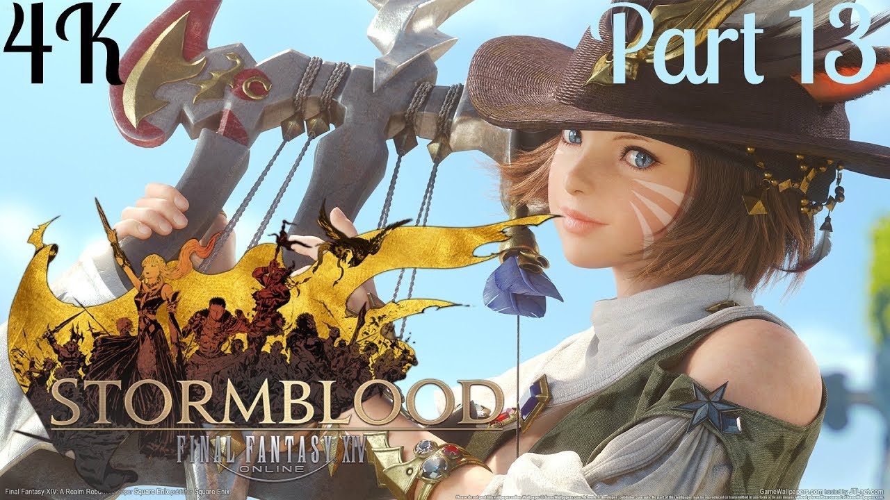 Final Fantasy XIV PS4 PRO 4K: Stormblood - To Guard A Guardian Duty ...