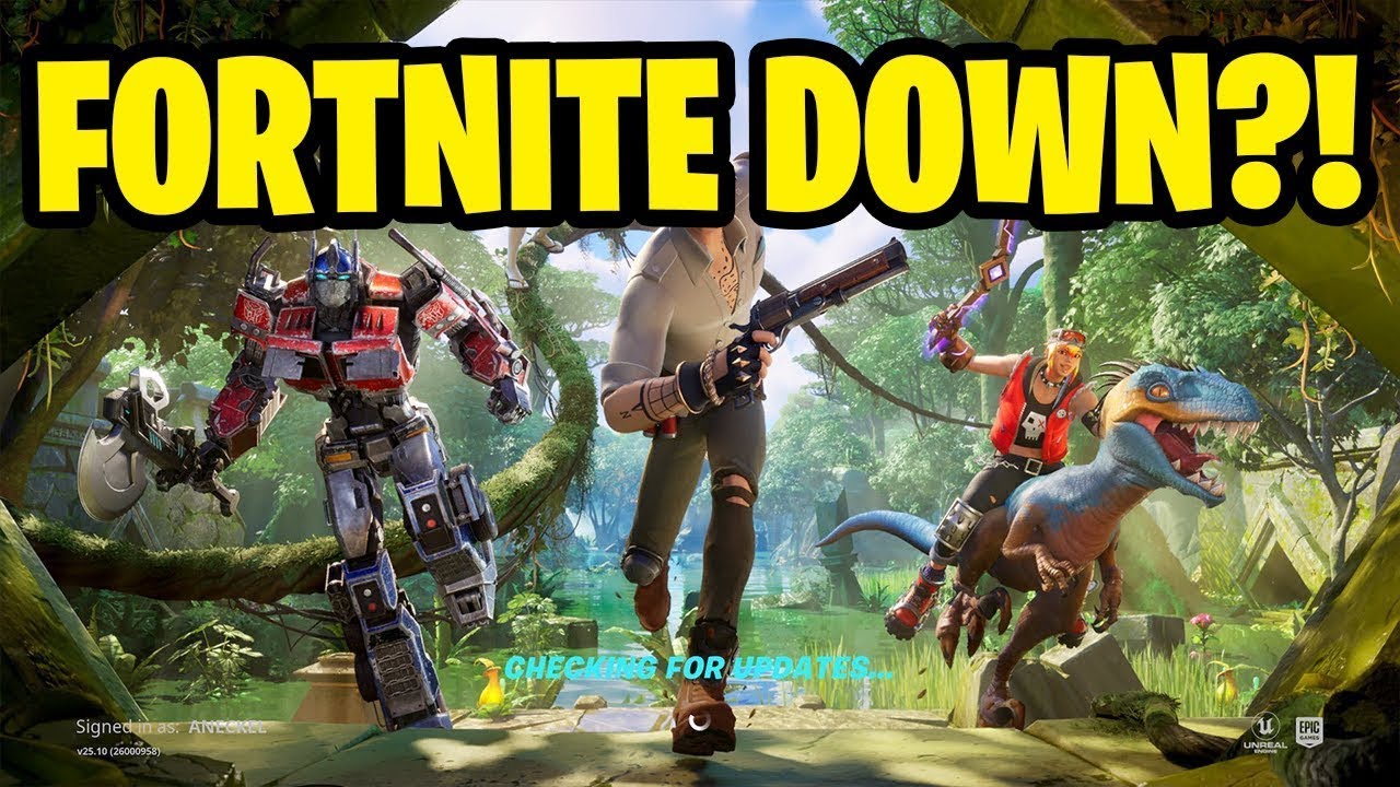 HOW TO FIX FORTNITE SERVERS NOT WORKING! (CHECKING FOR UPDATES) - YouTube
