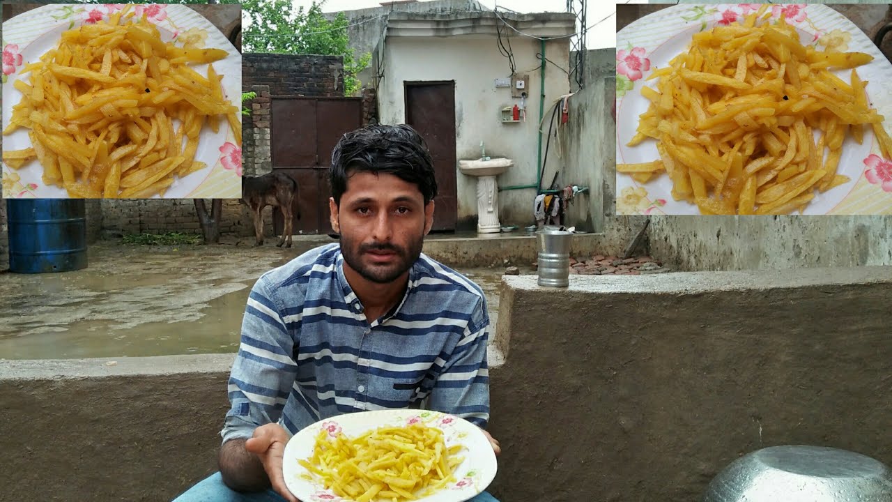 Rainy Day Finger Chips Recipe Rain ☔ Our Finger Chips Aloo Ki Chips 💨💨 ...