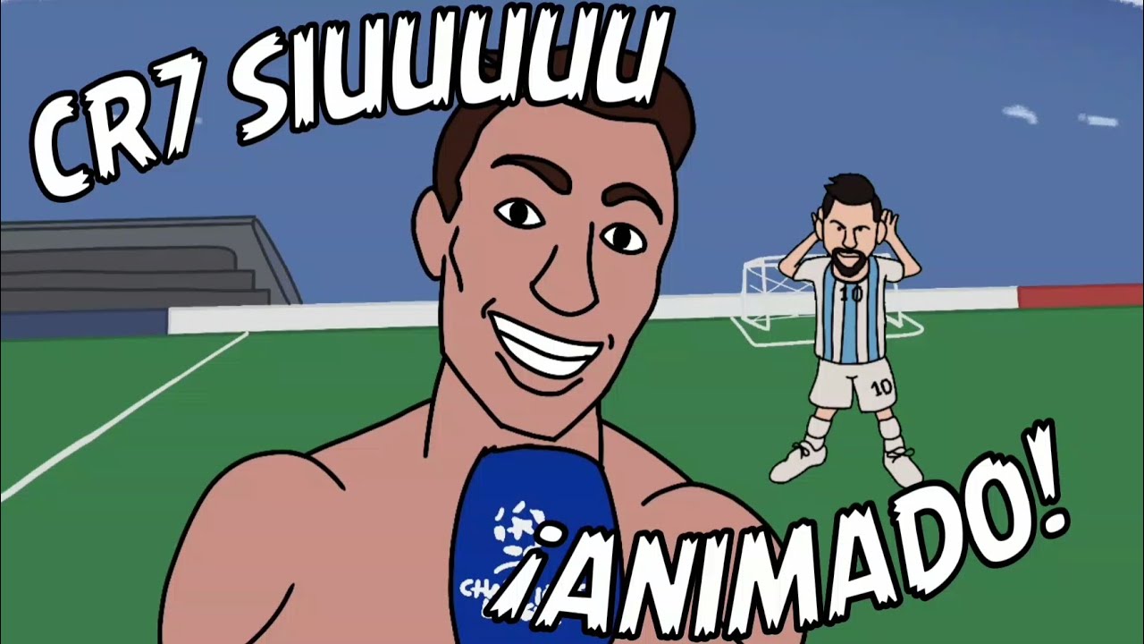 CRISTIANO RONALDO SIUUUUU ANIMADO! (MUCHO CINE) - YouTube