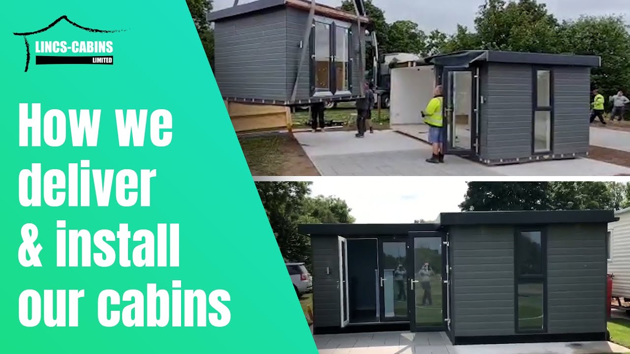 How we deliver & install our cabins 🏗 - YouTube