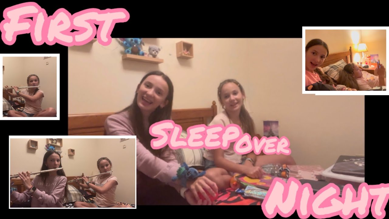 Awww FIRST SLEEPOVER NIGHT 💤 🤪🍿🥳🎥🤍 ITS GONNA BE FUN 🤩 - YouTube