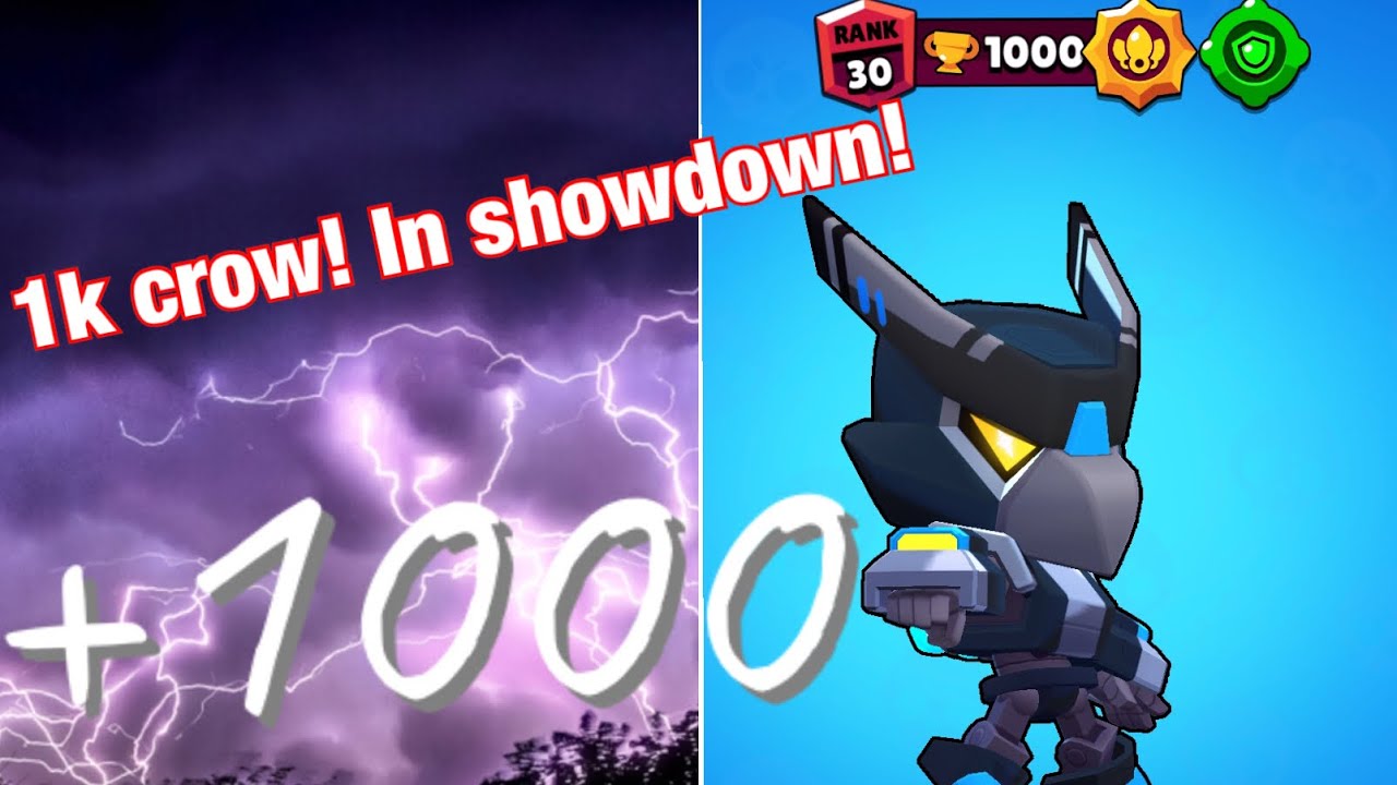 Rank 30 crow in showdown// BrawlStars - YouTube