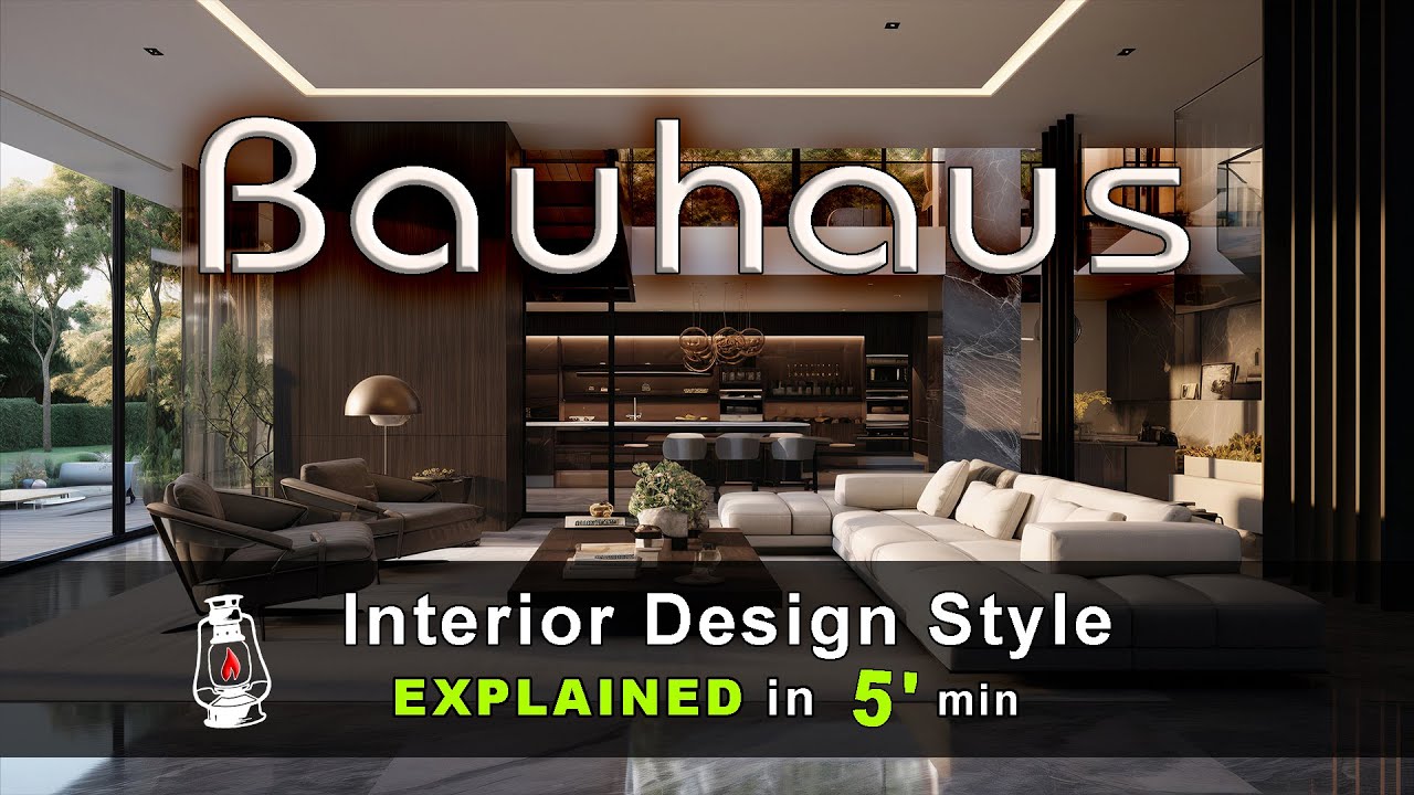 BAUHAUS - Interior Design Style Explained by Retro Lamp - YouTube