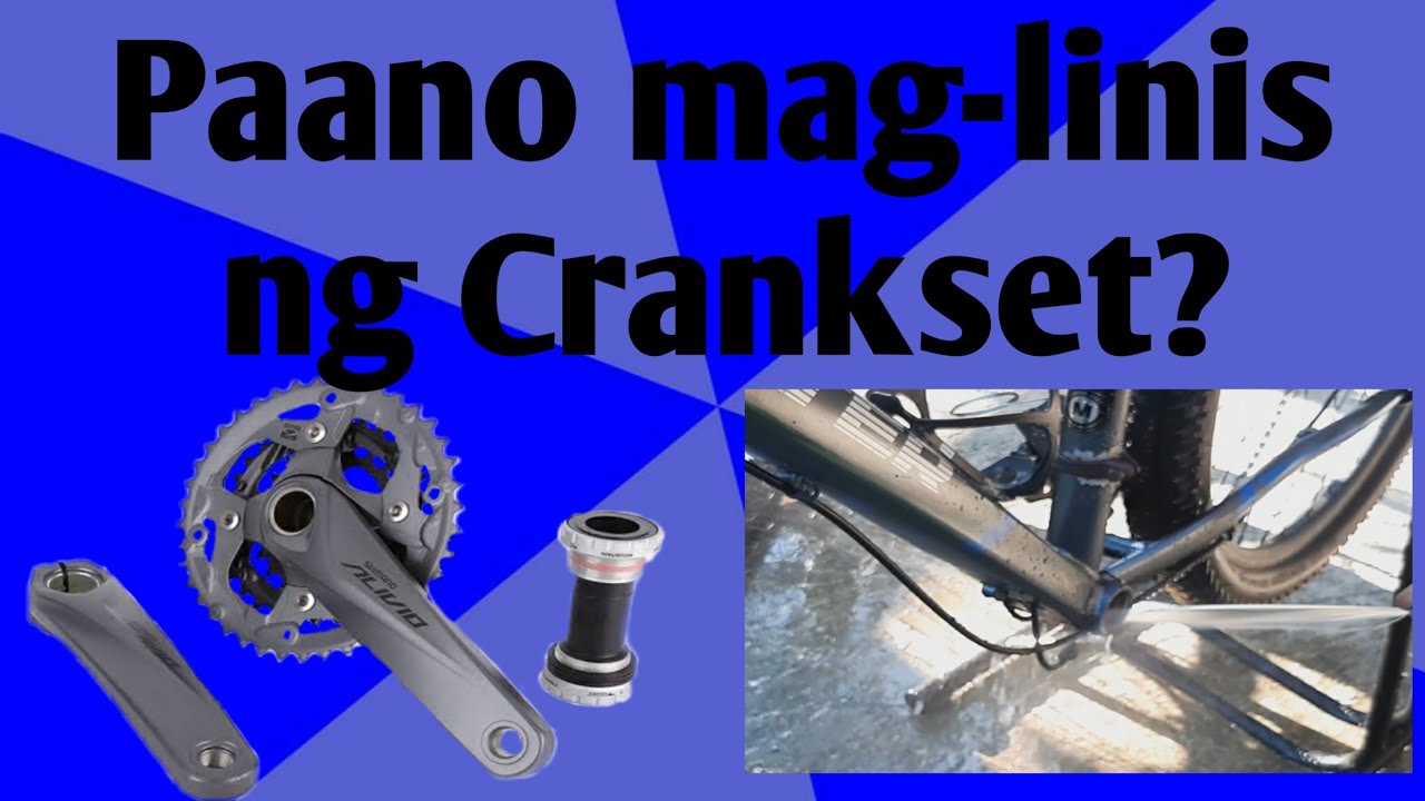 Paano mag linis ng crankset? - YouTube