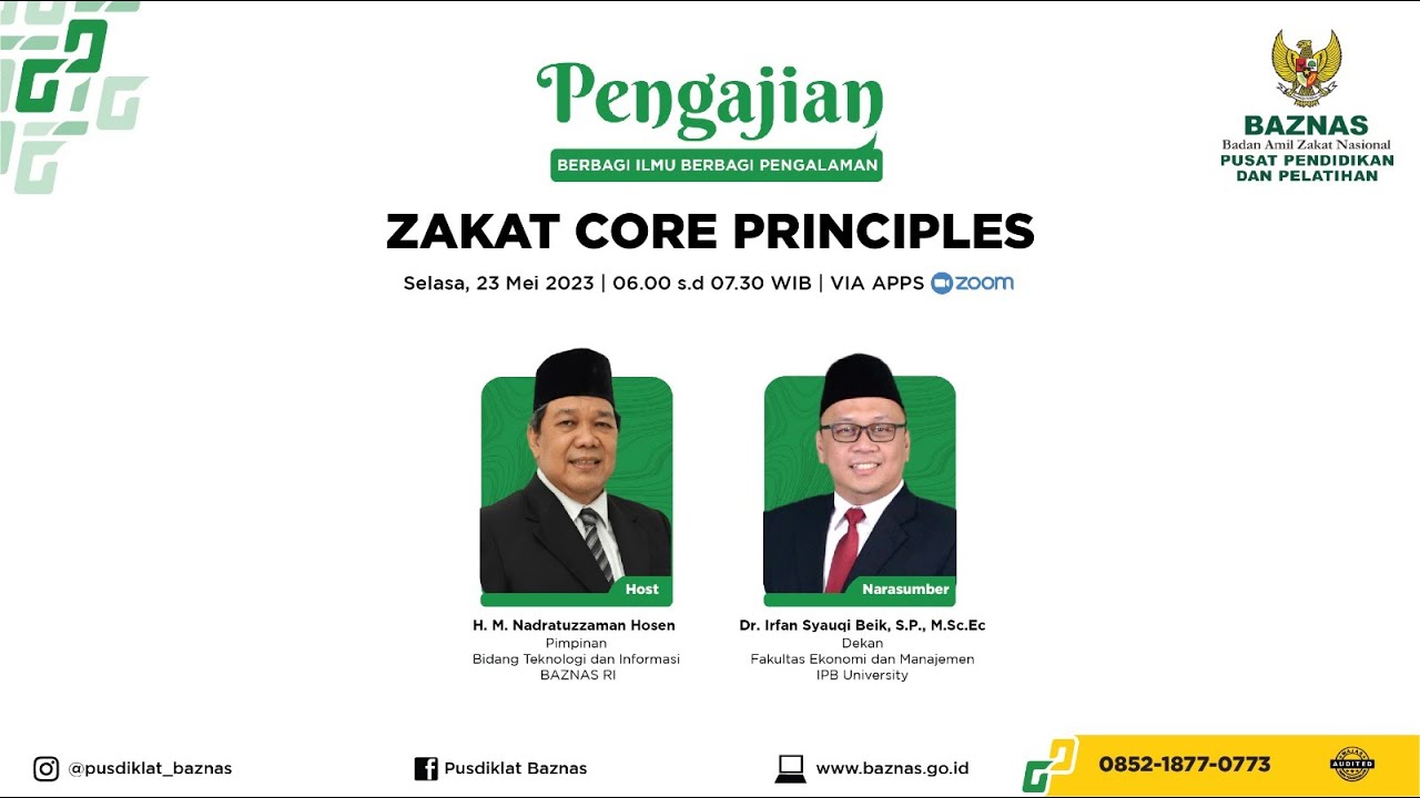 ZAKAT CORE PRINCIPLES - YouTube