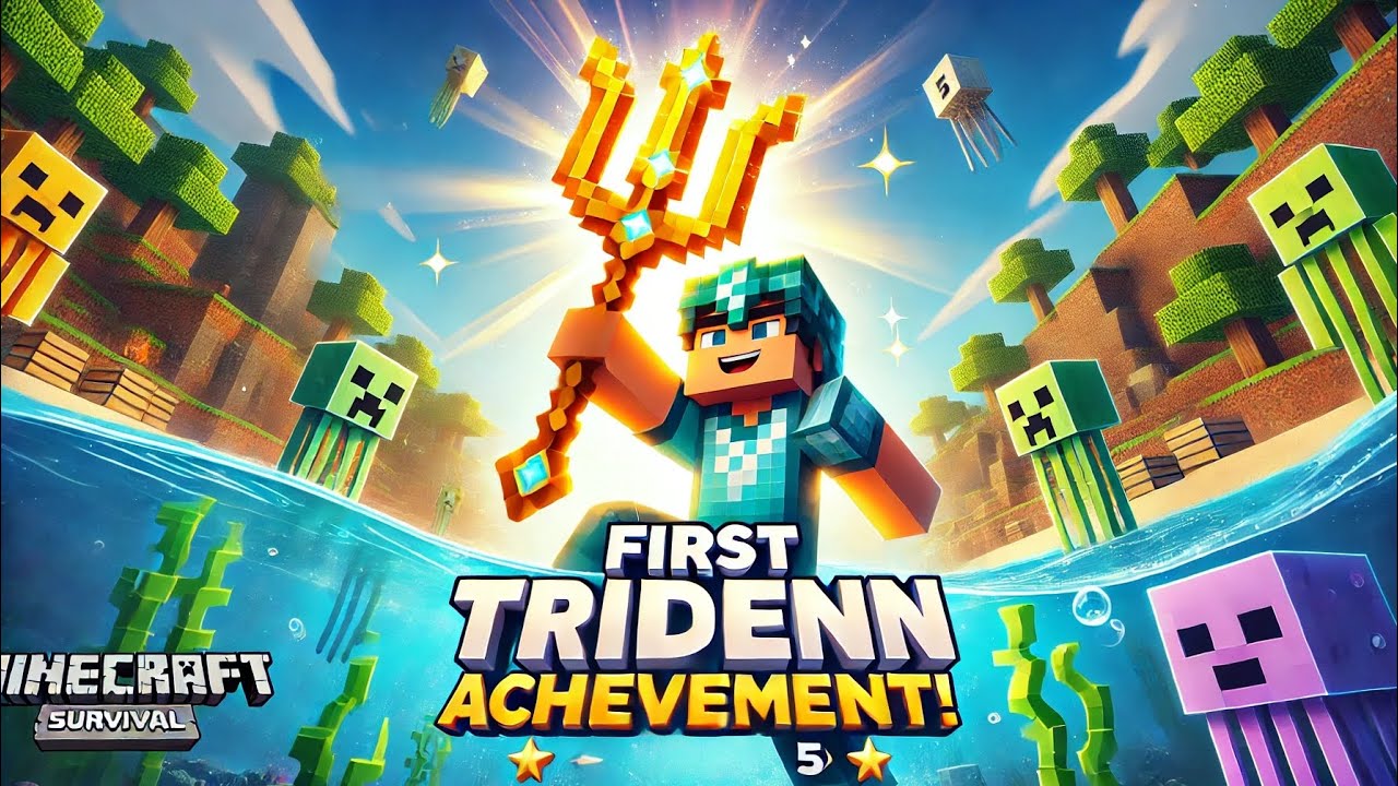 Humara World Ka Pahela Trident Mill Baiya || Minecraft Survival 5 - YouTube