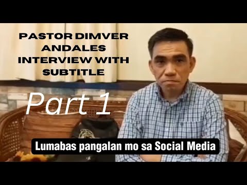Pastor Dimver Andales Interview with subtitle - YouTube