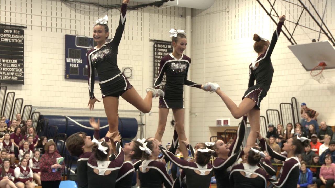 East Lyme High School at 2019 ECC Cheerleading Championship - YouTube