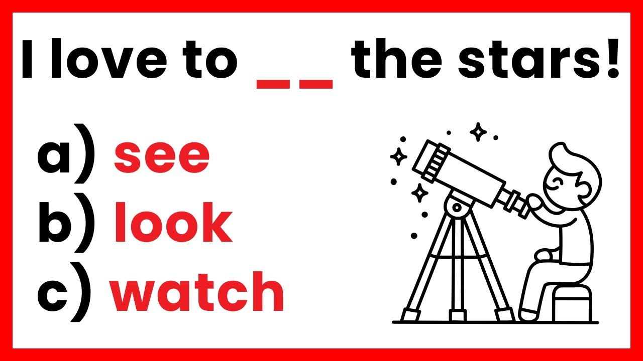 Hardest English Vocabulary Quiz on YouTube! 🧠 IELTS Vocabulary Practice ...