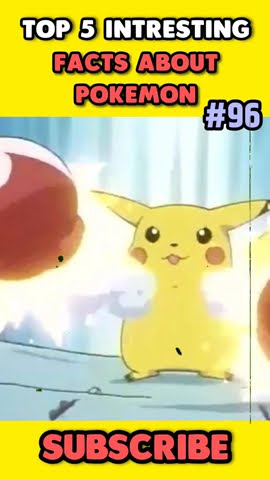 Top 5 interesting facts about pokemon 😱💀#shorts #pokemon - YouTube