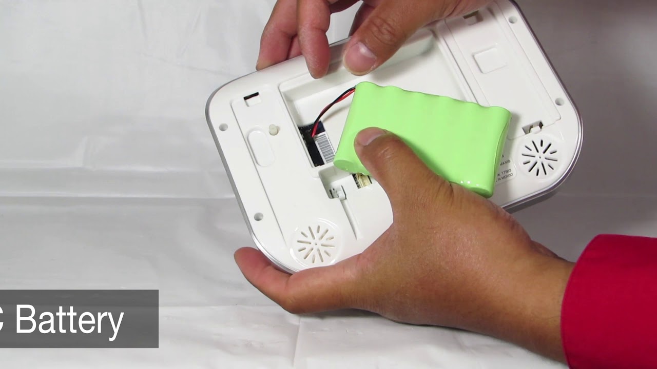 Change an Ultrasync Self Contained Hub Backup Battery - YouTube