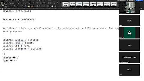 Pseudocode Revision for AS Paper 2 (9618) - YouTube