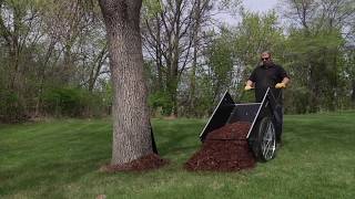 Strongway Yard Cart - 48in.L x 29in.W, 400-lb., 14 Cu. Ft. Capacity
