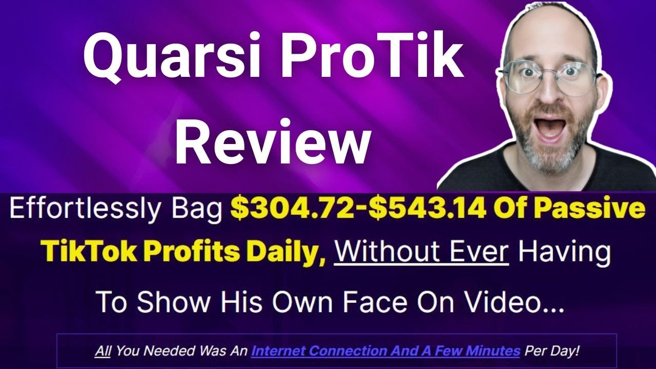 Quarsi ProTik Review - YouTube