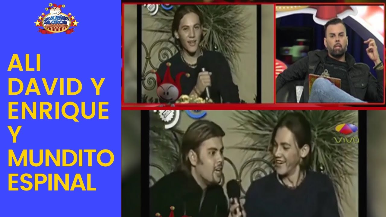 TBT cirquero / Ali David y Enrique y Mundito Espinal - YouTube