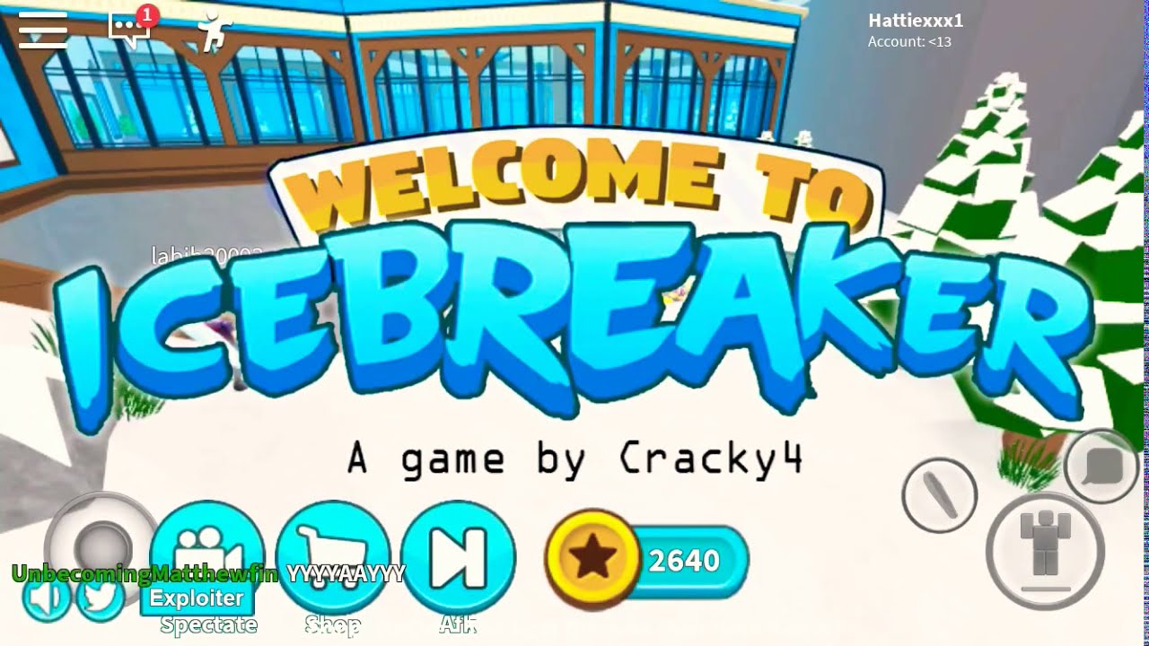 Ice breaker|roblox - YouTube