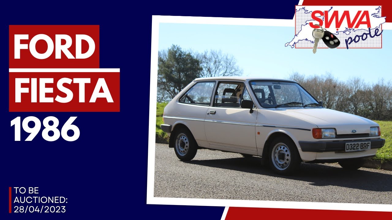 LOT 57 - Ford Fiesta Popular Plus 1986 | SWVA 28th April 2023 Classic ...