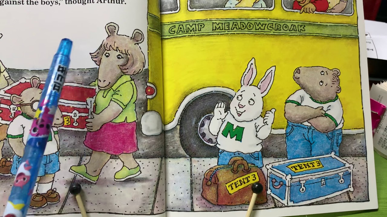 12 Arthur goes to camp - YouTube