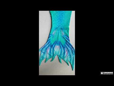 2-12-year-old children's swimwear colorful Mermaid swimsuit