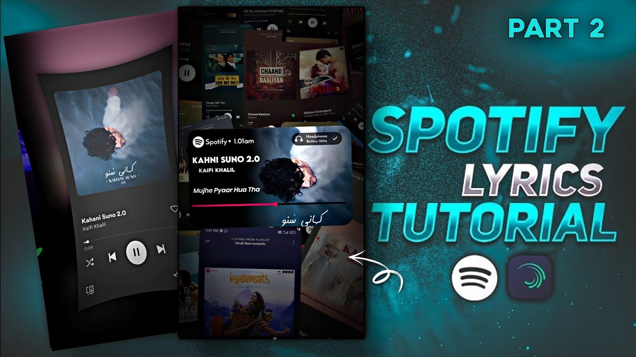 #2 Instagram new trending Spotify lyrics editing/Spotify lyrics edit ...