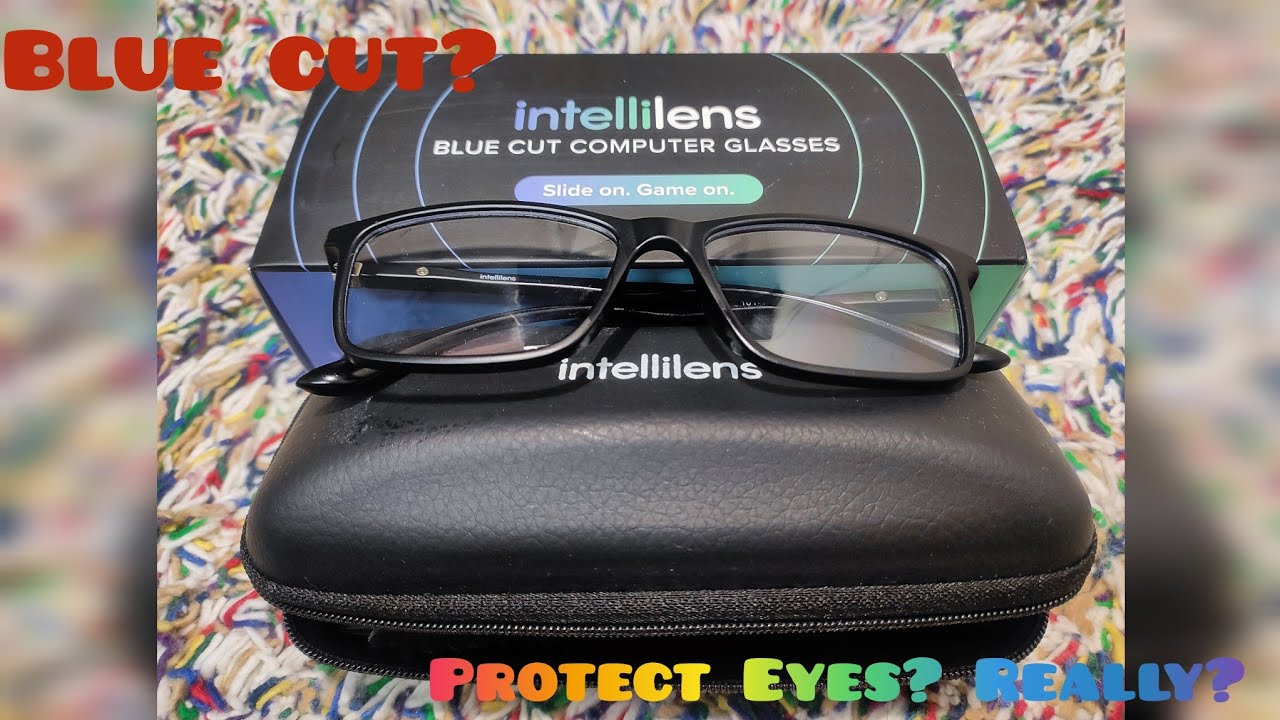 Unboxing : Intellilens Square Blue Cut Computer Glasses for Eye ...