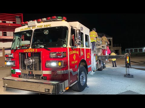 CFD Ladder truck #2 ride along…it had it’s ups and downs - YouTube