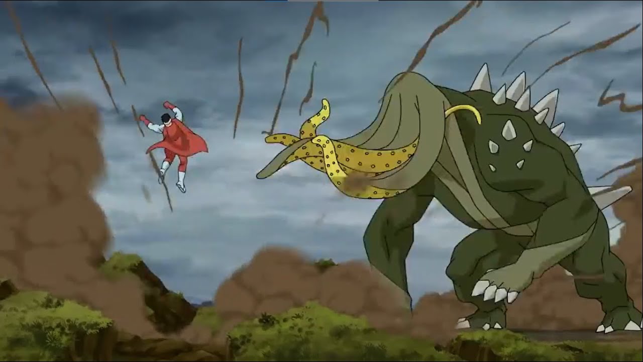 Omni Man vs Alien Monster Epic Fight Scene | Invincible Season 1 - YouTube